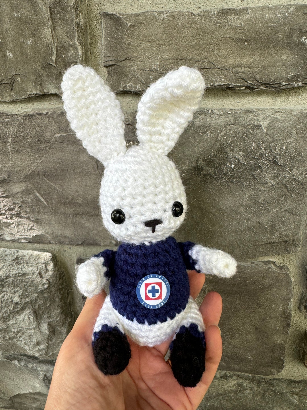Conejo Del Cruz Azul Crochet Pattern PDF ONLY, Cruz Azul Mascot PDF ...