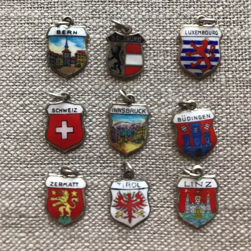 Shield Charms - Etsy
