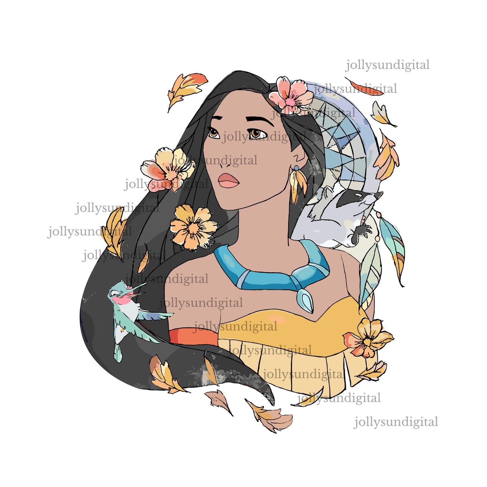 Retro Pocahontas Png, Pocahontas Png, Princess Png, Princess Clipart ...