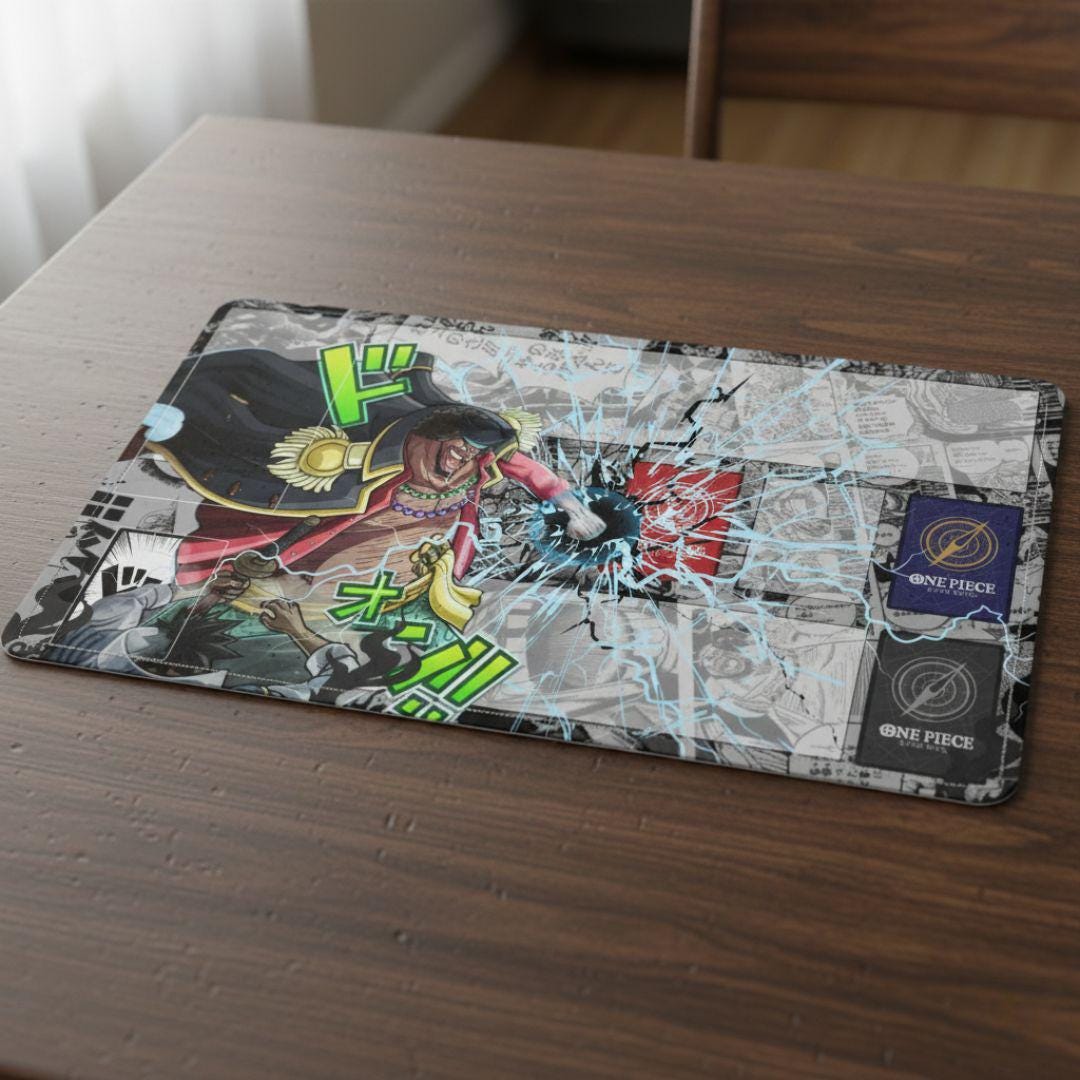 One Piece TCG Playmat – Blackbeard Manga Design (digital Download) - Etsy