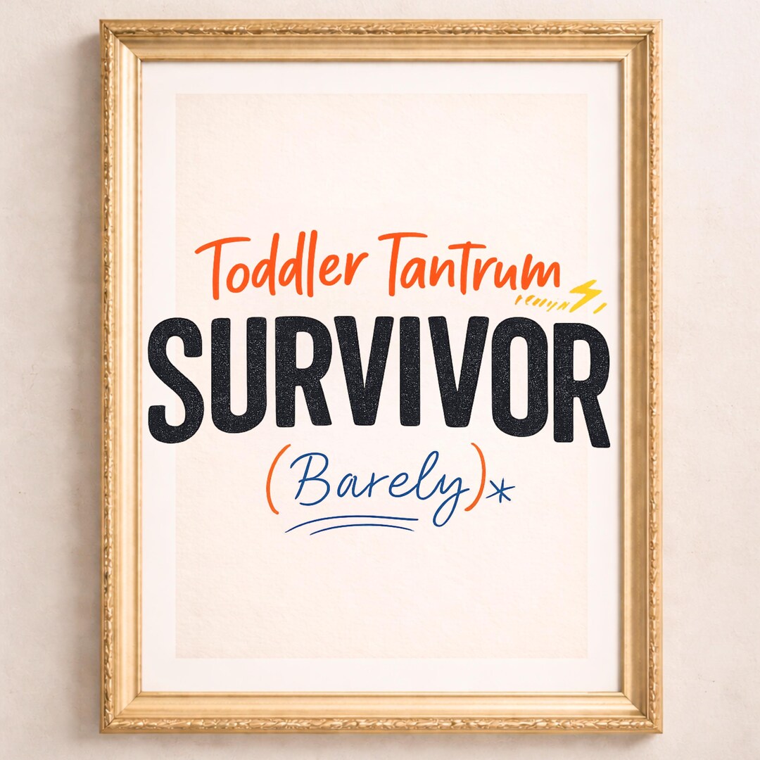 Toddler Tantrum Survivor SVG PNG | Funny Mom Shirt | Terrible Twos ...