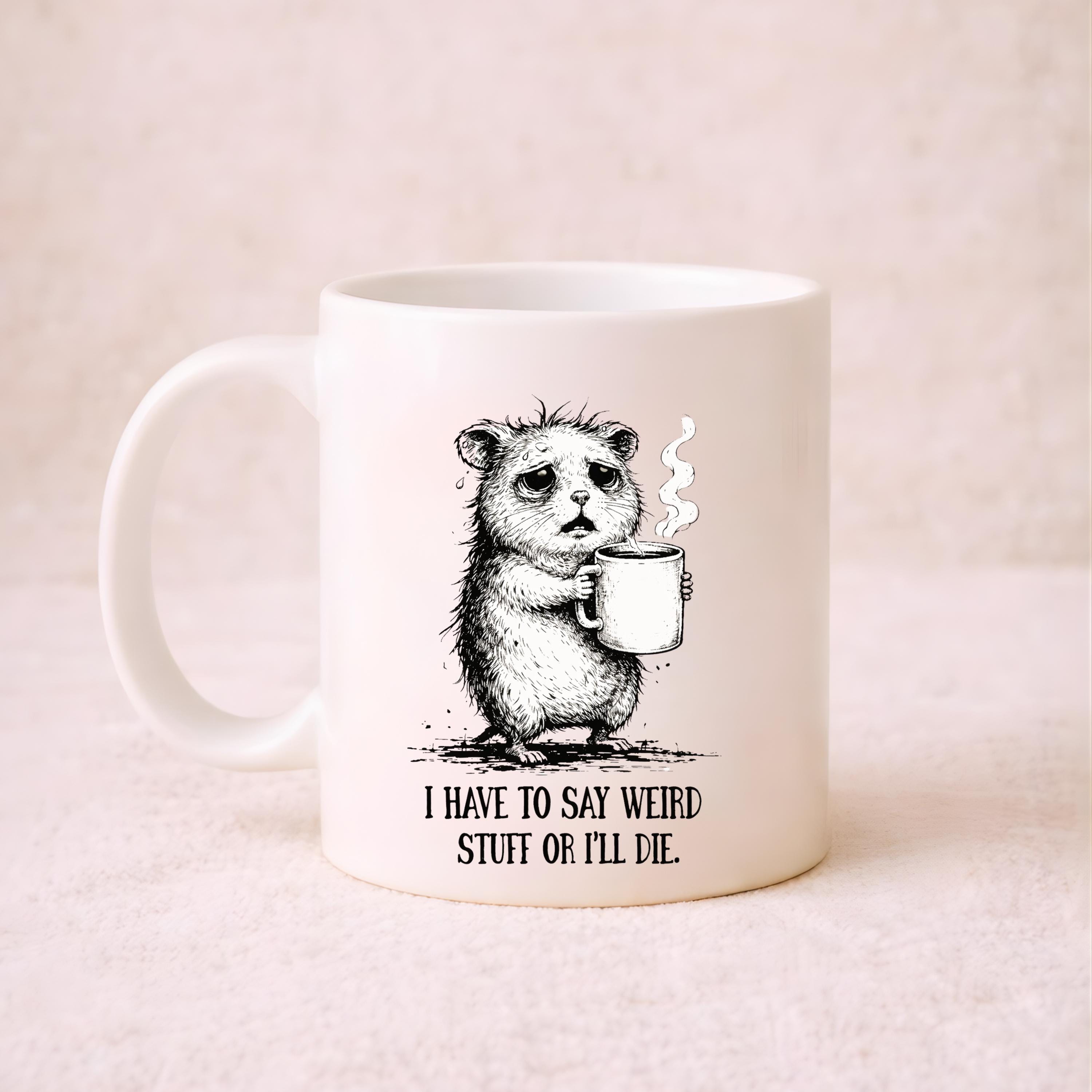 I Have to Say Weird Stuff or I’ll Die PNG SVG | Funny Hamster Meme ...