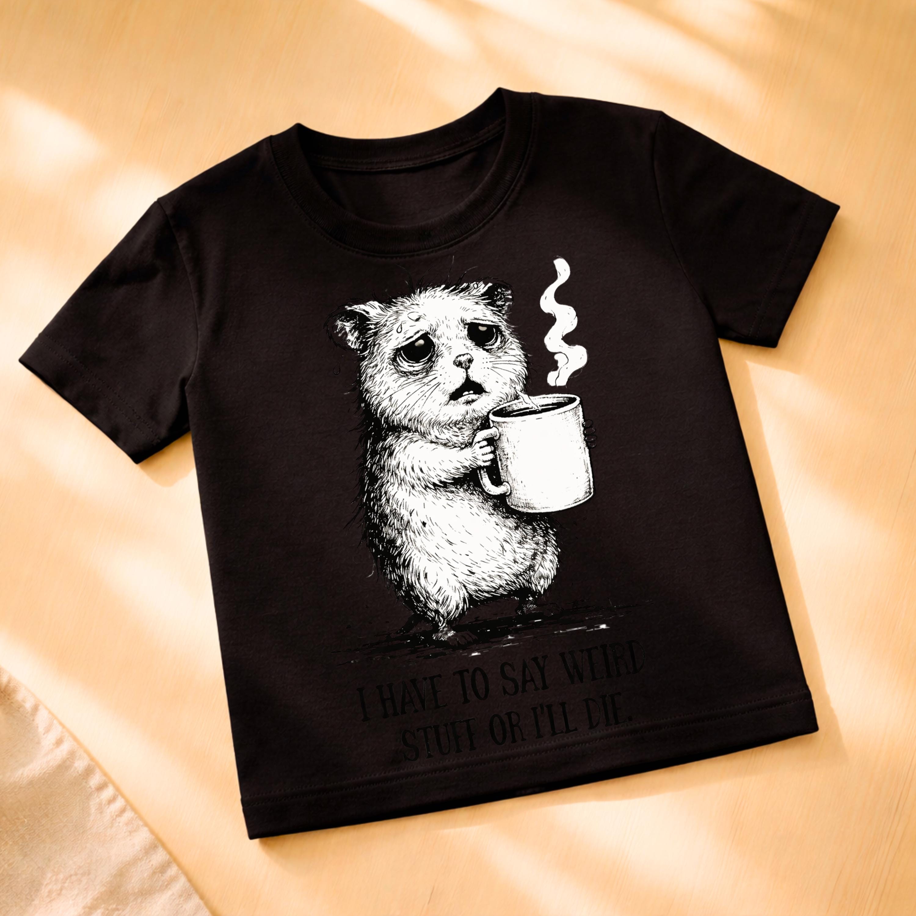 I Have to Say Weird Stuff or I’ll Die PNG SVG | Funny Hamster Meme ...