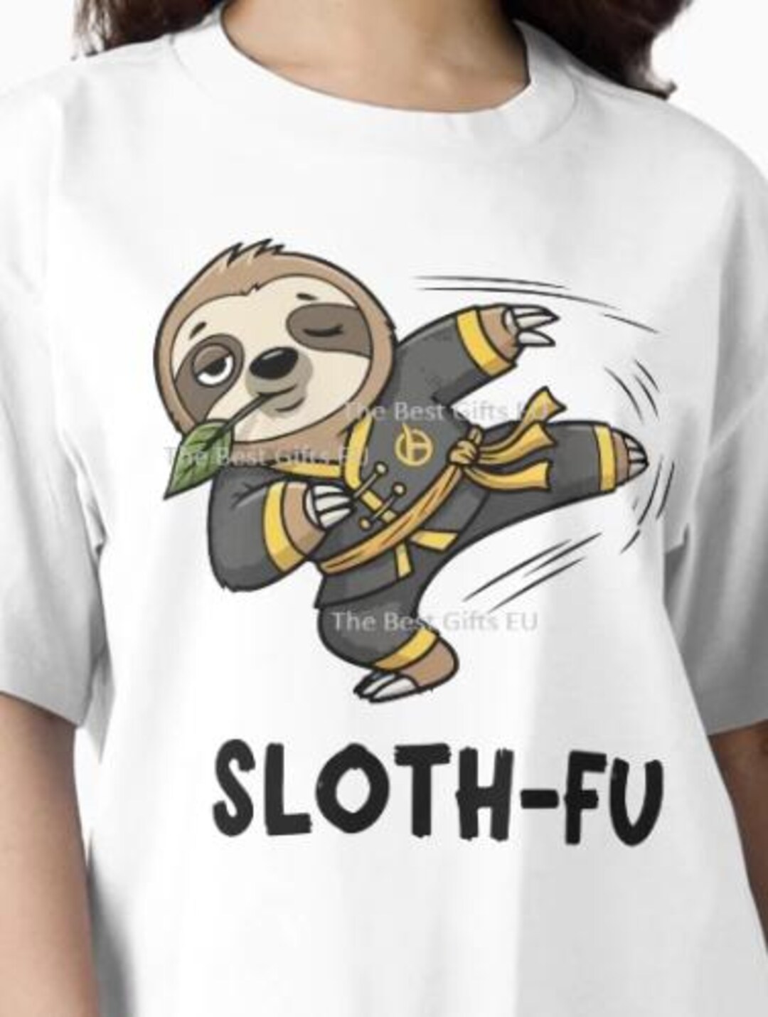 Funny Karate Sloth Vector Ai, Sublimation Design, Digital File Ai ...