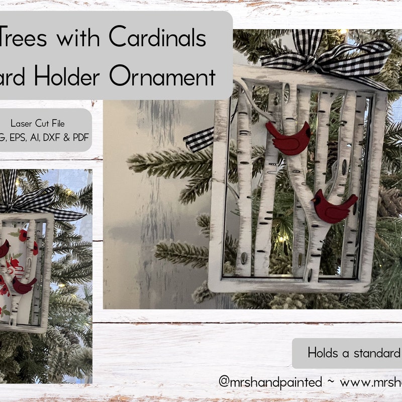 Tree With Cardinal Svg - Etsy