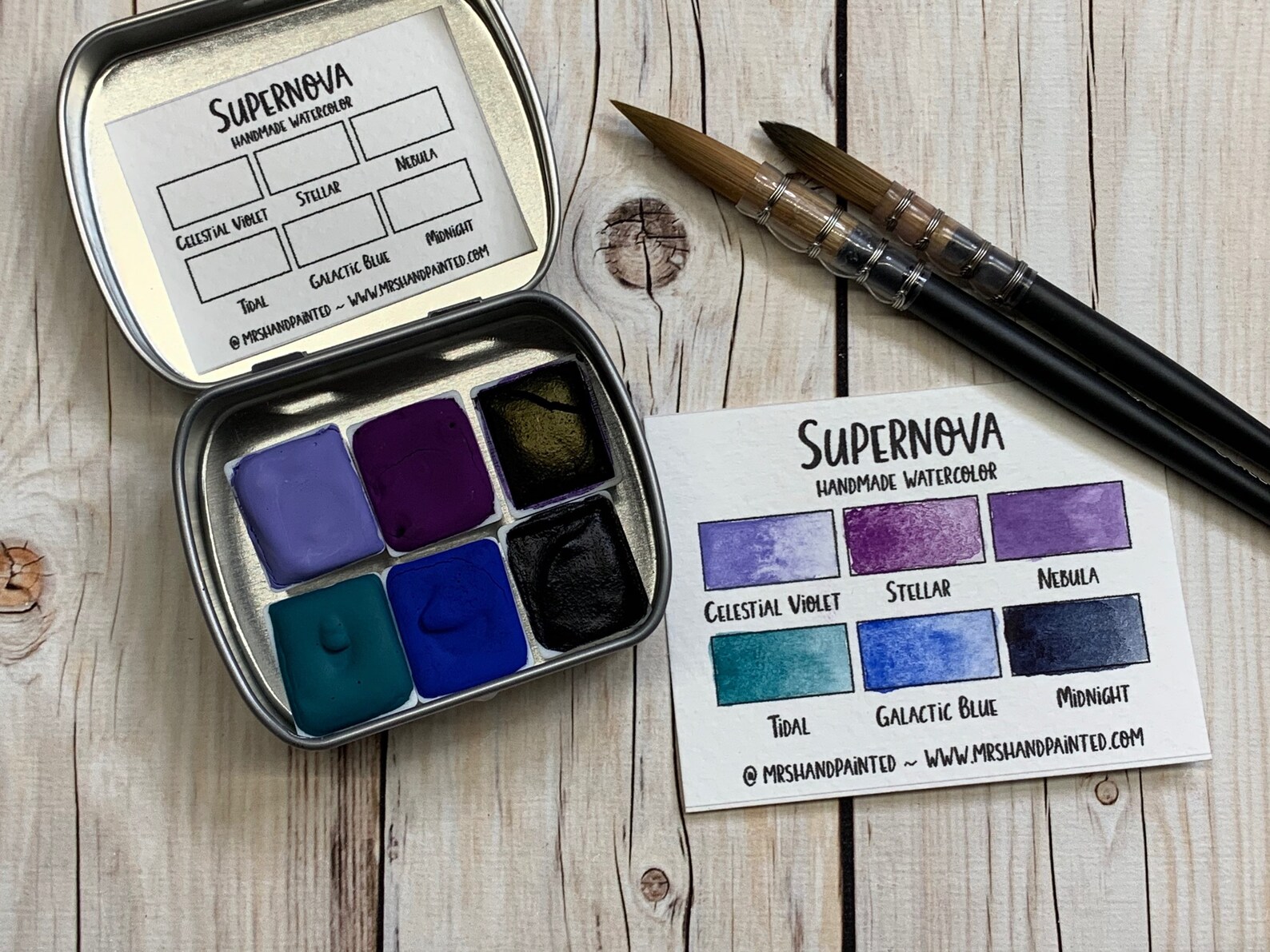 Handmade Watercolor Paints SUPERNOVA Artisan Paint | Etsy