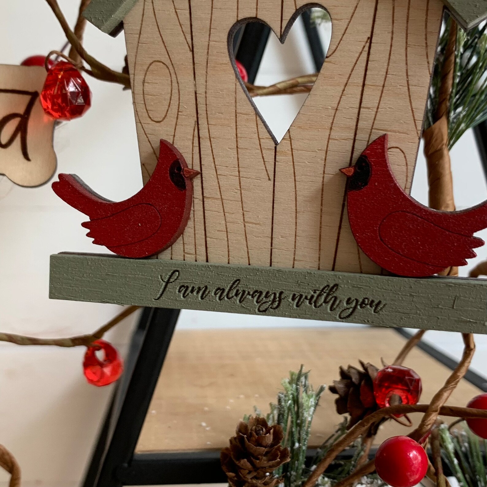 Digital Cut File Laser Cut Ornament Cardinal Birdhouse - Etsy