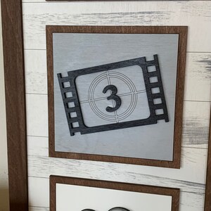 Retro Movie Theater - Interchangeable Sign Tiles - DIGITAL Download Svg ...