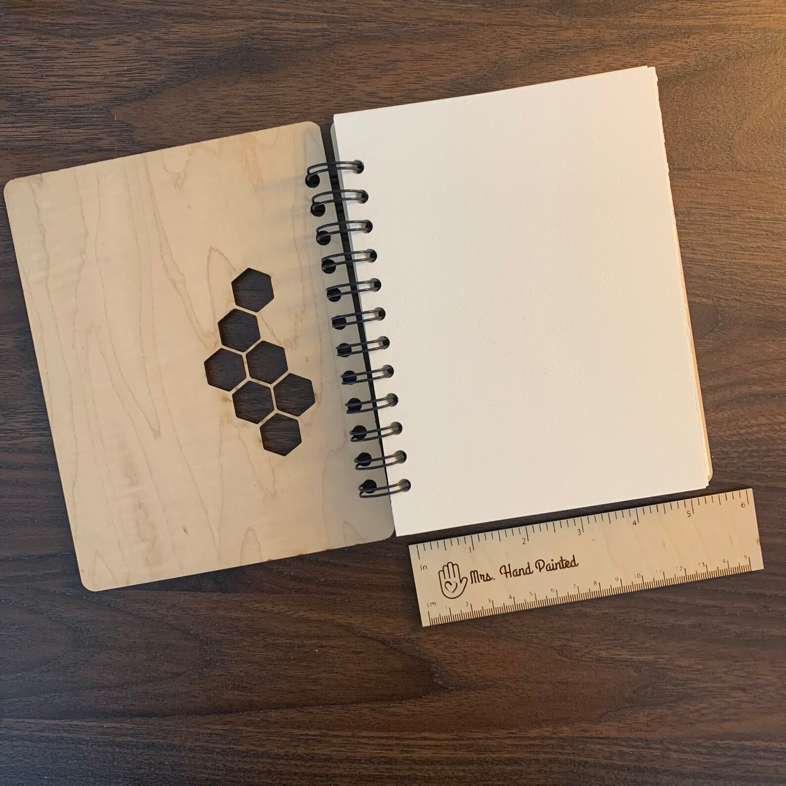 Bee Creative Laser Engraved Maple Wood Art Sketchbook - Etsy
