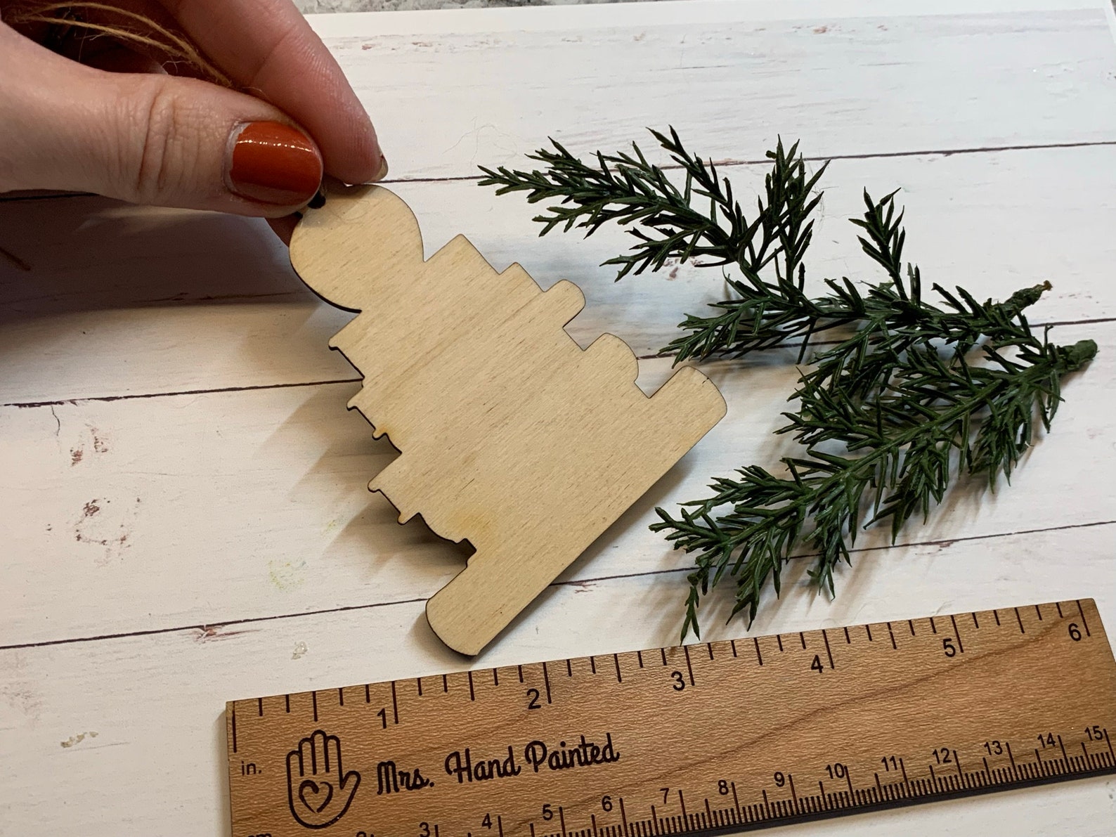Laser Cut Wood Book Stack With an Apple Ornament - Etsy