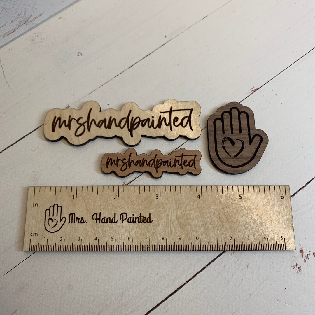 Custom Logo Branding Accessories, Laser Cut Logo Pieces, Rulers and ...