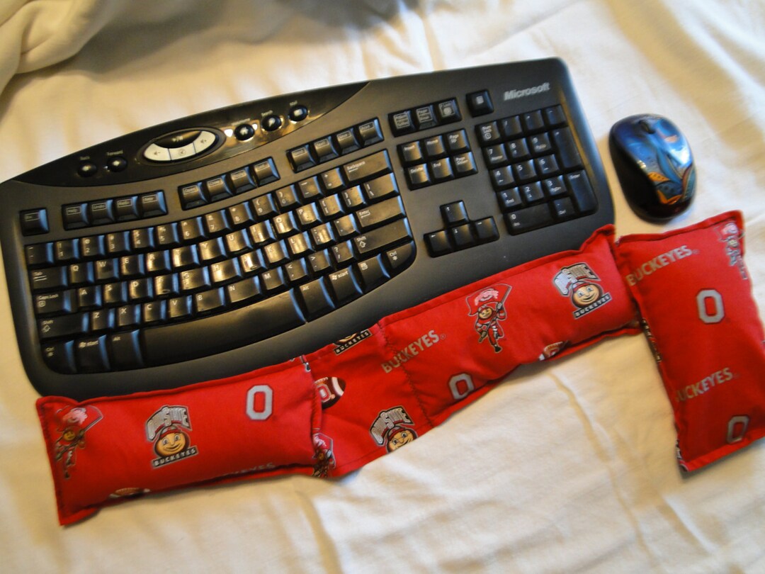 Ohio State Buckeyes Computer Keyboard and Mouse Wrist Support ...