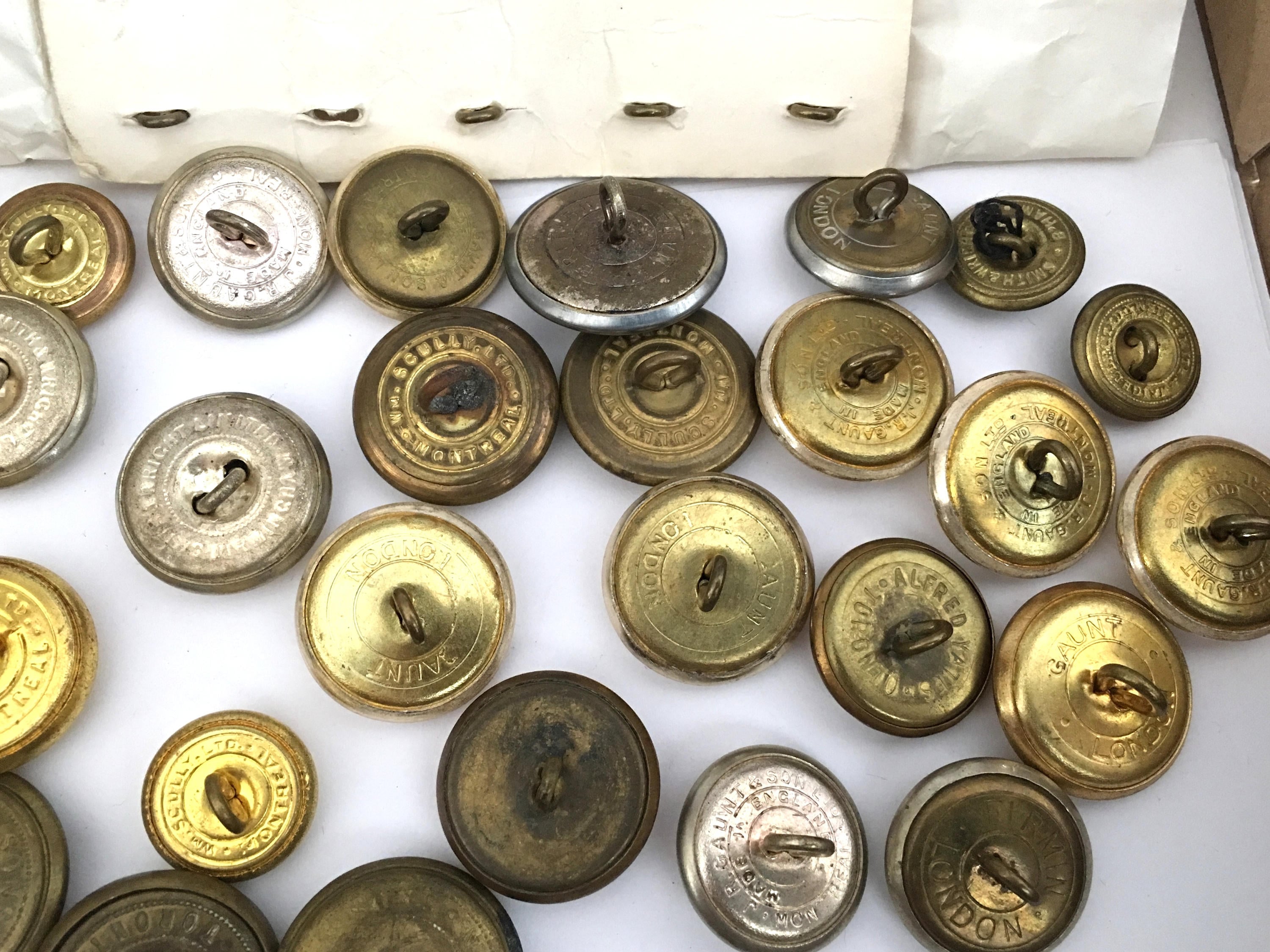 40 Vintage Canadian Button Collection Police Military - Etsy UK