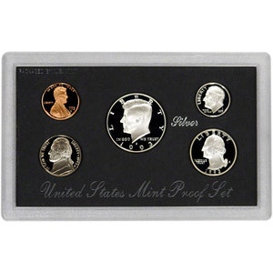 1993 US Mint Premier Silver Proof Set Coins - Etsy
