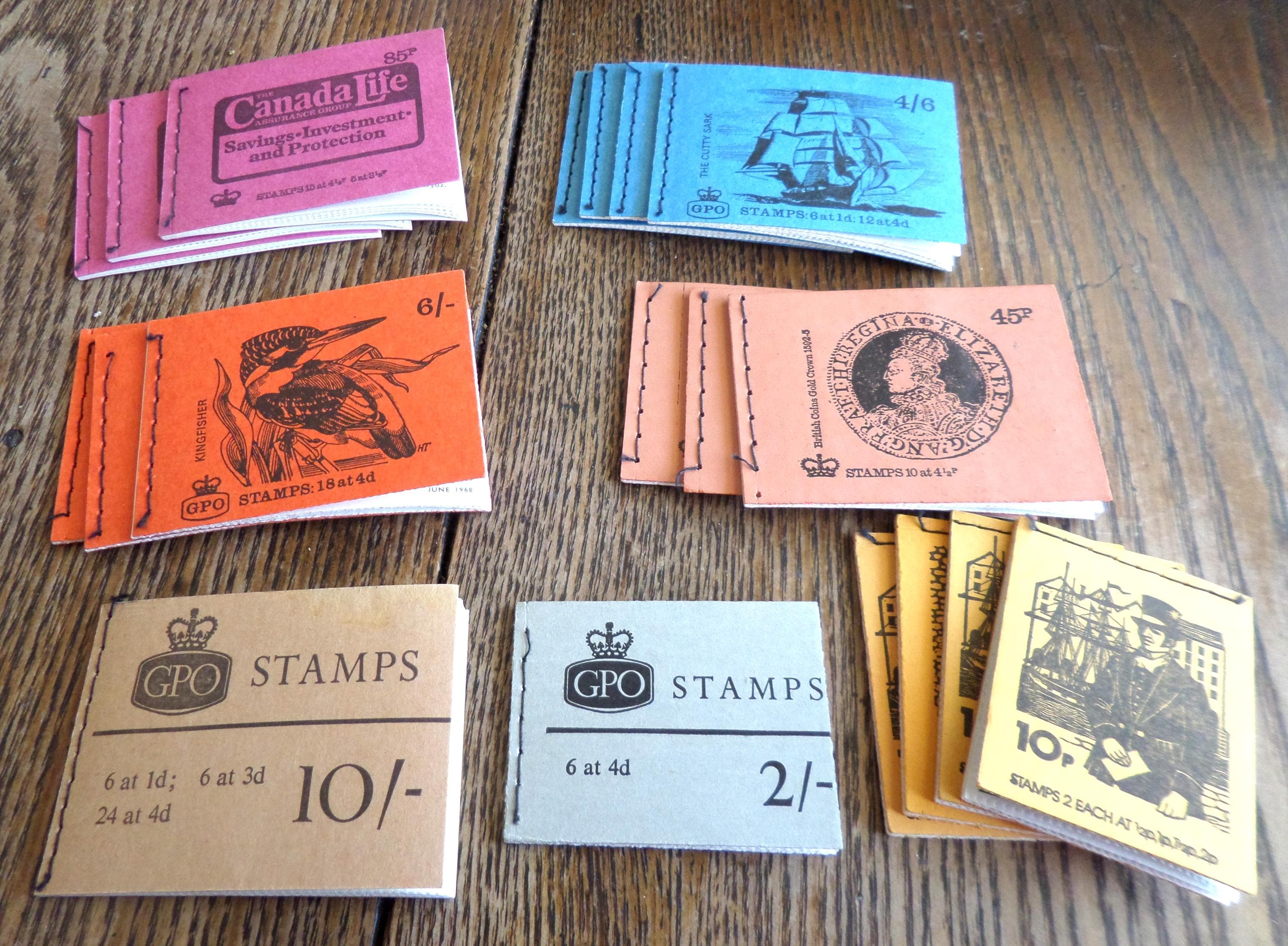 Vintage Canadian Stamp Booklets Lot: 1968-1974 Decimal Stitched - Etsy