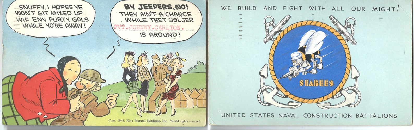 4 Vintage US WWII 1940s Postcards Military Patriotic Soldiers Colorful ...