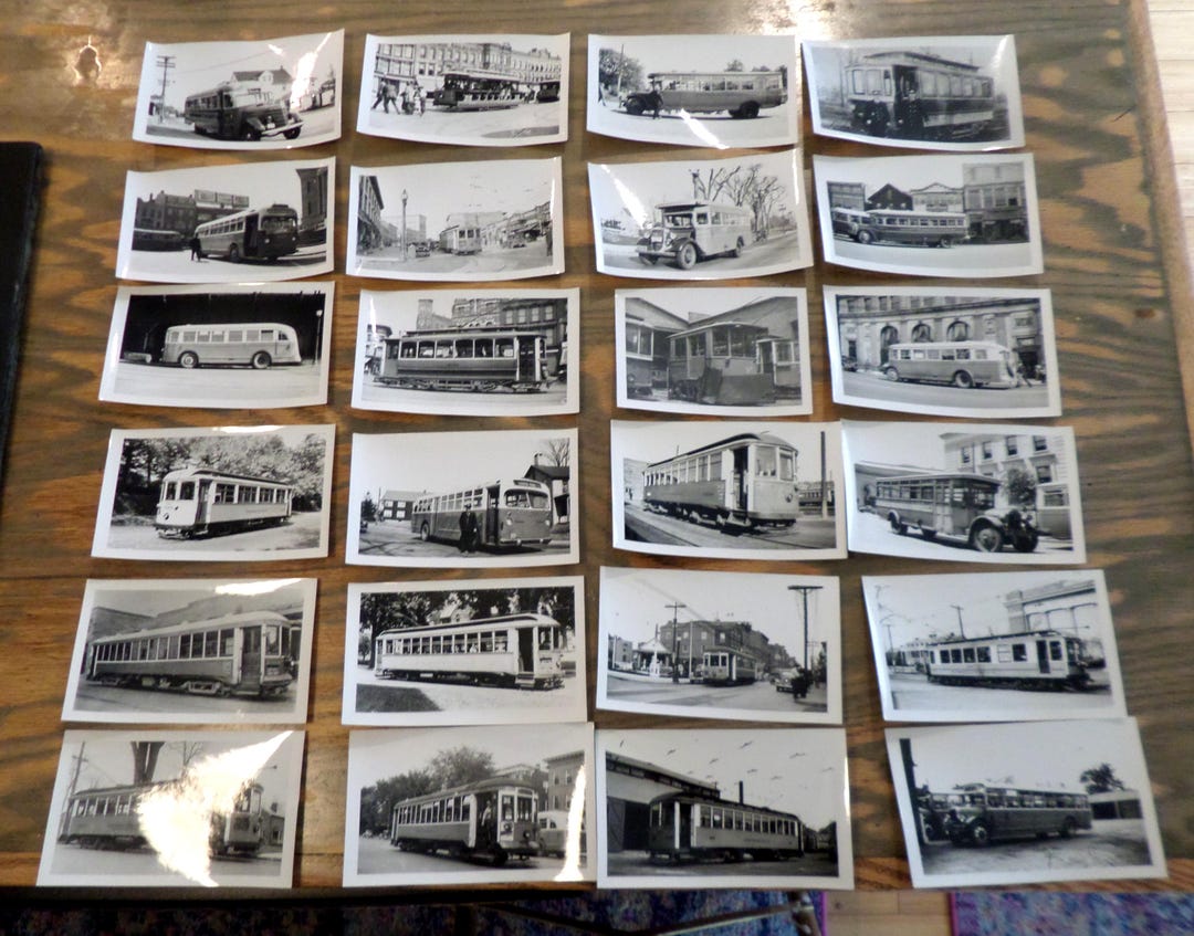 Lot of 26 Conn. Bus Pictures Images Old Buses Photo of Buses W Info on ...