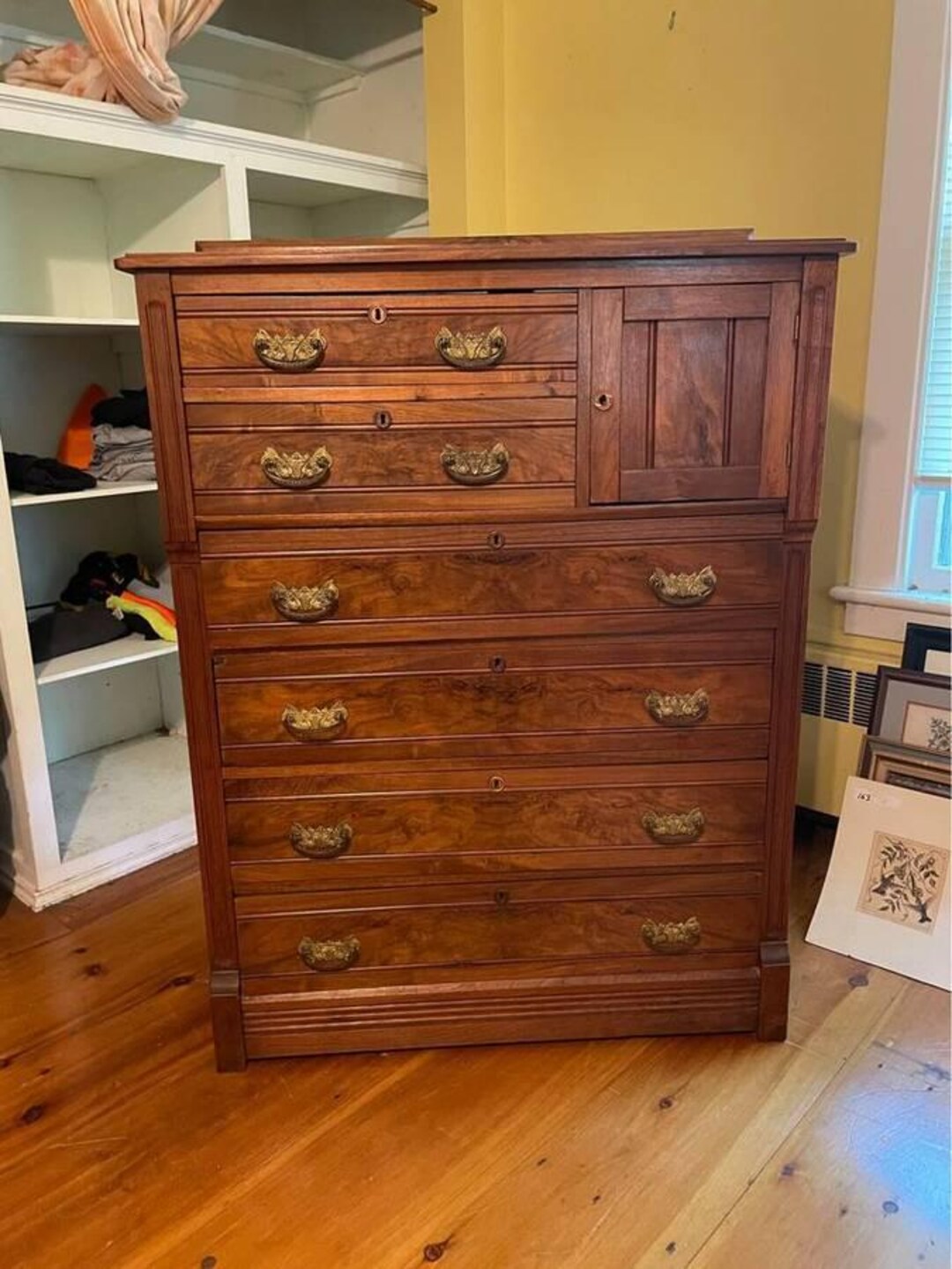 Antique Oak Bonnet, Hat, Dresser, Very Fine Condition NY Pick up Only ...