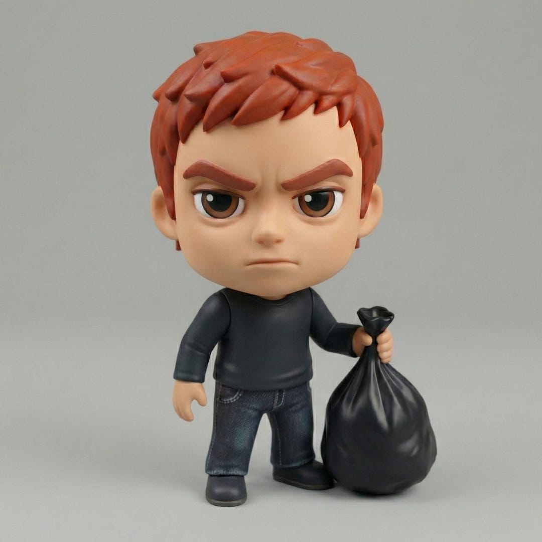 Dexter Morgan STL File -chibi- Fan Art Collectible- Digital Download ...