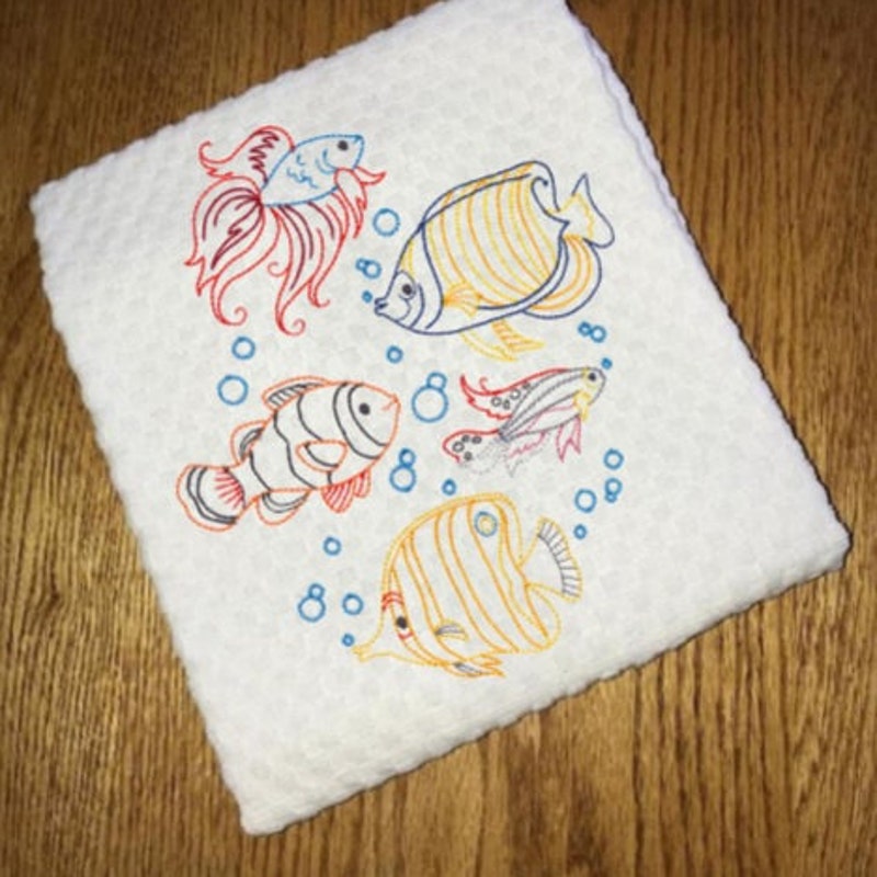 Fish Hand Towels - Etsy