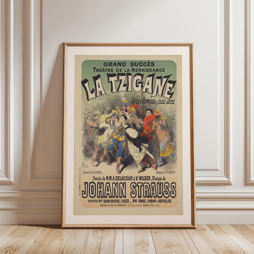 Living Room Vintage Opera Wall Art Print, Belle Époque French Theatre ...