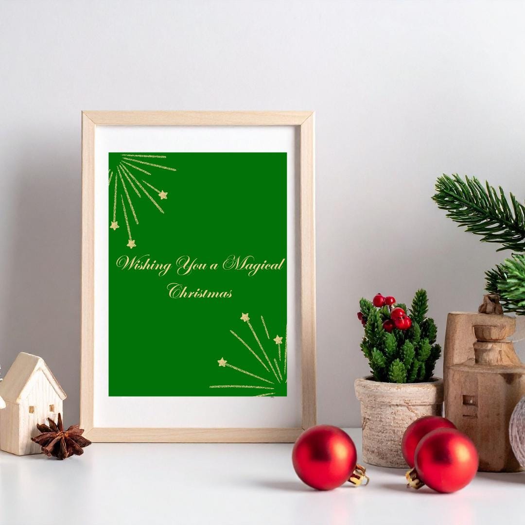 Personalized Digital Animated Christmas Card | Instant Download Holiday ...