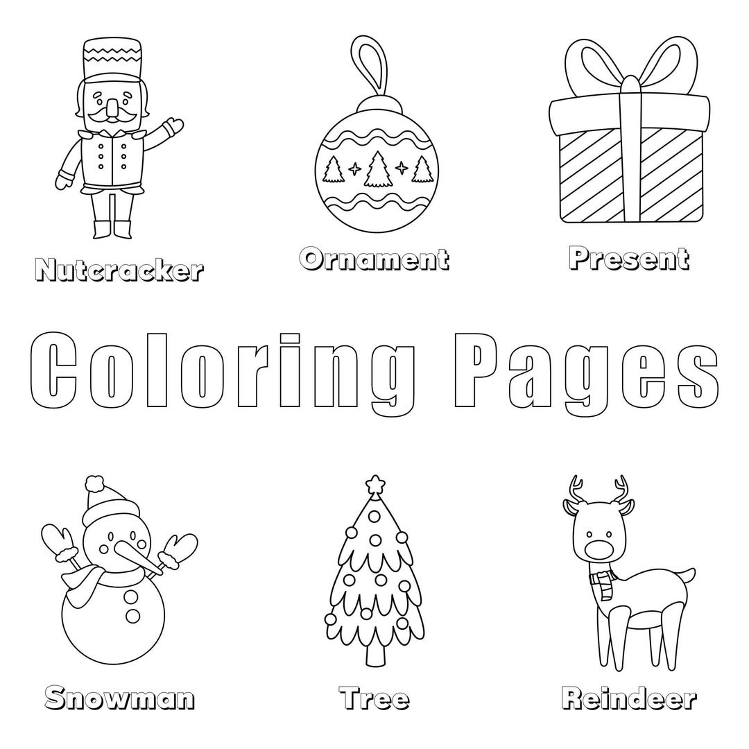 15 Christmas Ornament Coloring Pages for Kids | Holiday Printable ...