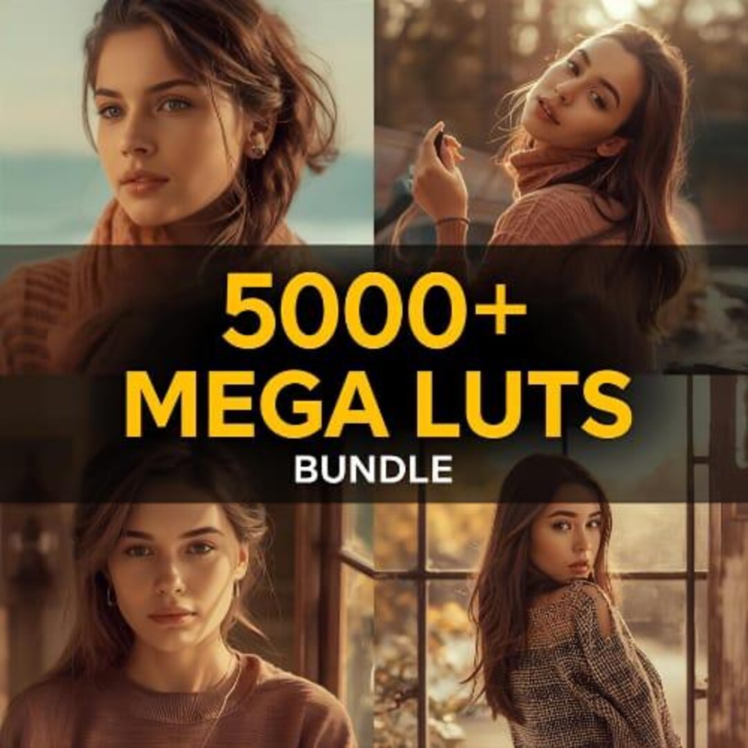 5000+ Mega Luts Bundle for Video Editing | Cinematic, Film, Wedding ...