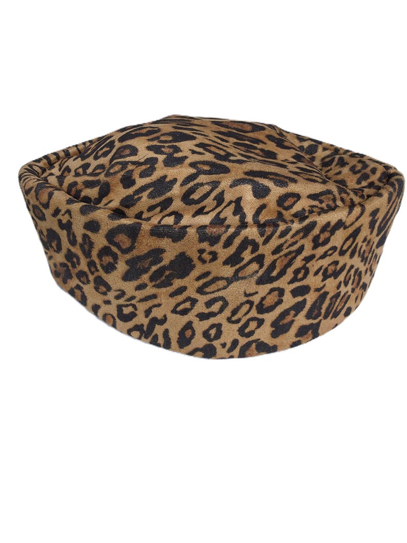 Velvet Leopard Print Kufi Cap, African Wedding Hat - Etsy