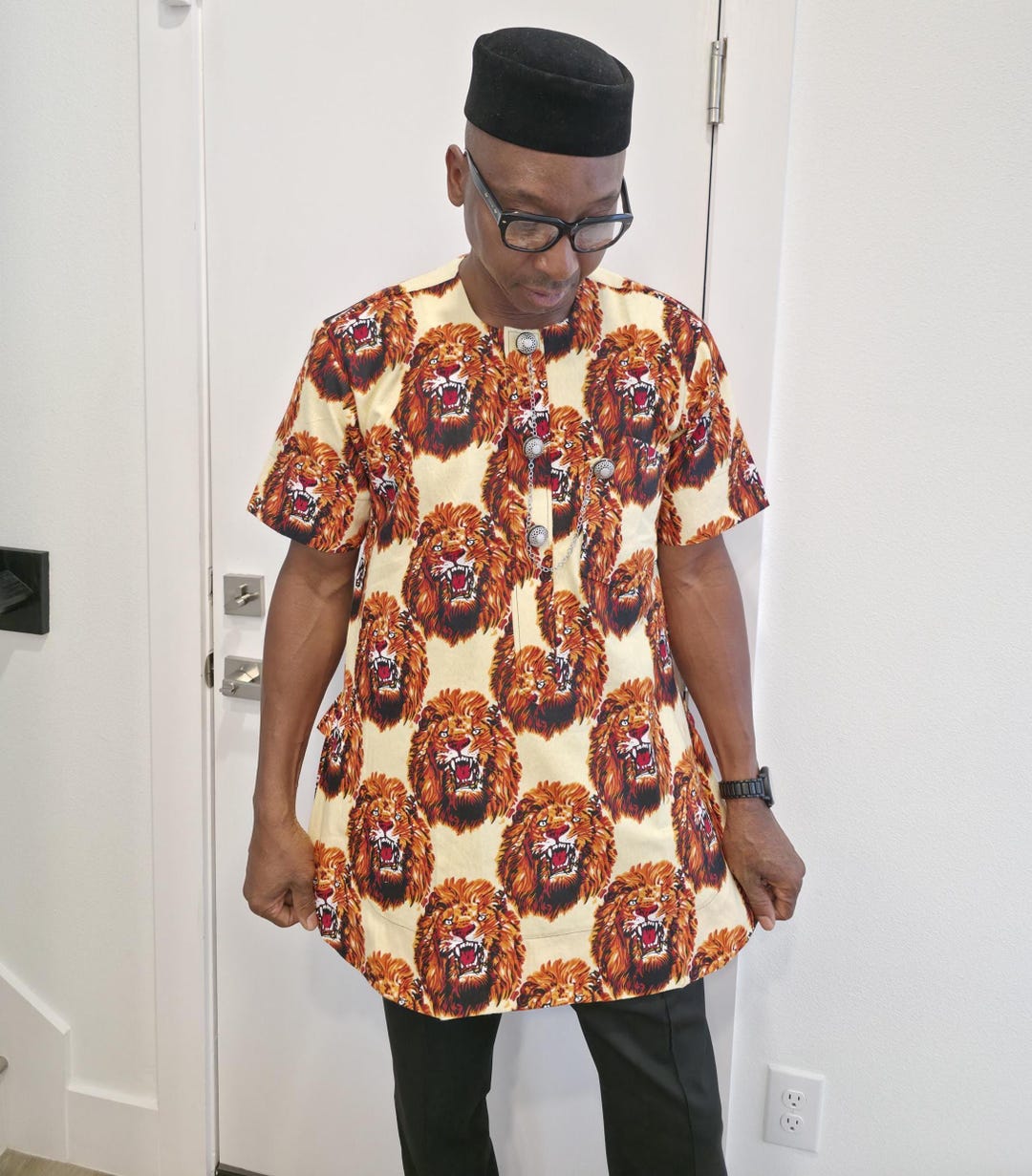 Isi Agu Mens Shirt, Igbo African Wedding Flannel Shirt - Etsy