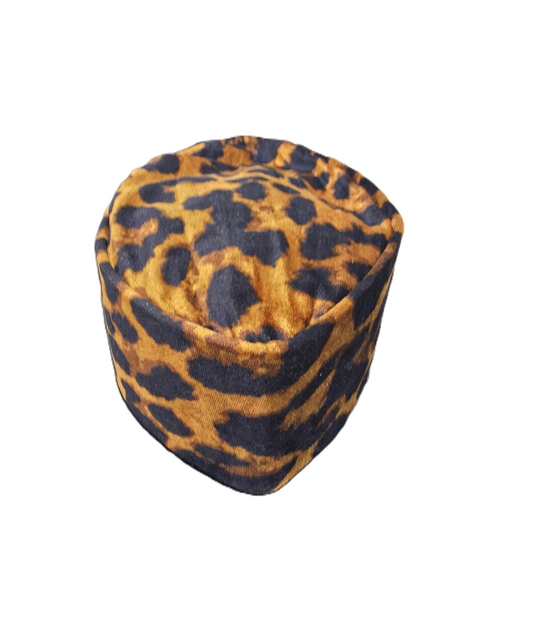 Leopard Print Velvet Kufi Cap | Traditional African Wedding Hat - Etsy