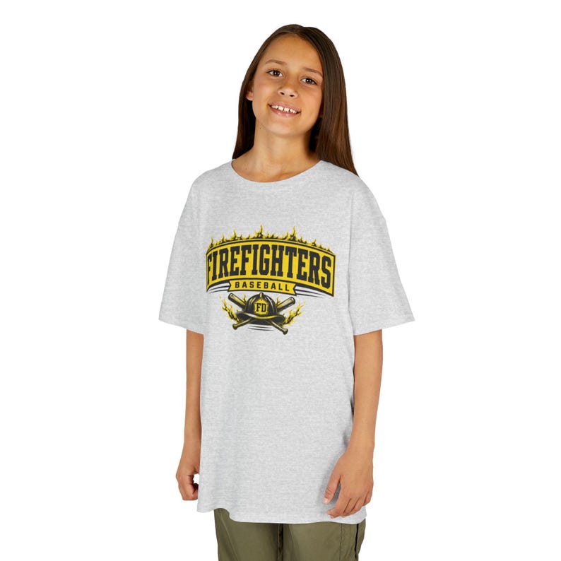 Firefighters Baseball Shirt, Game Day Tee, Family Matching Outfit ...