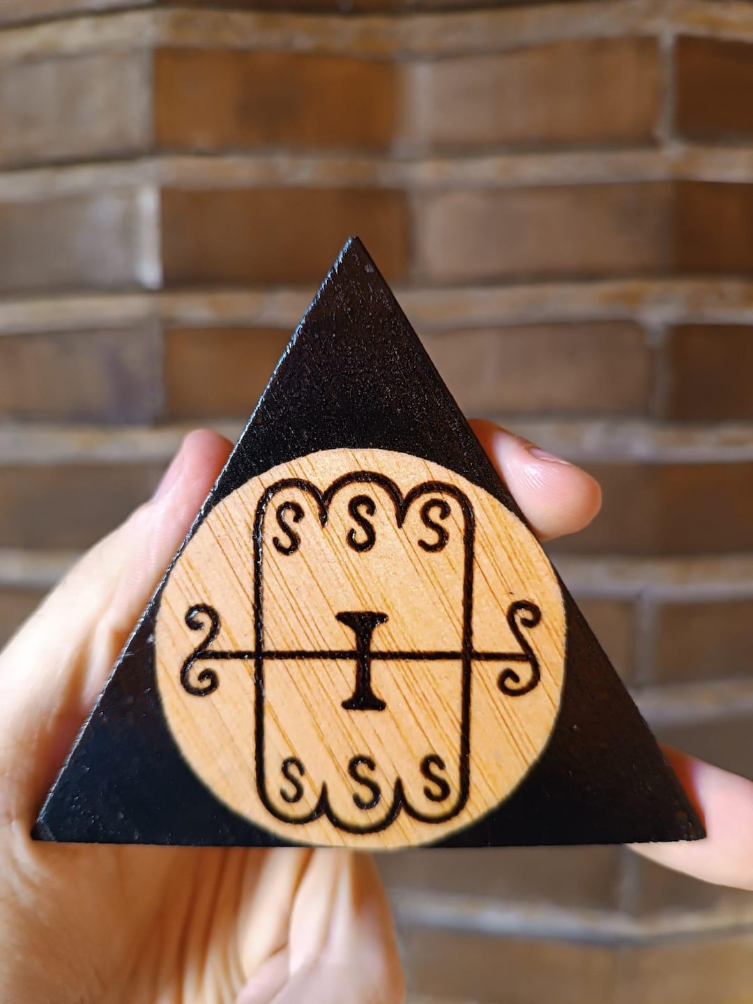 AMON Sigil Goetia, Burned in Plywood, Triangle of Invocation 10cm. - Etsy
