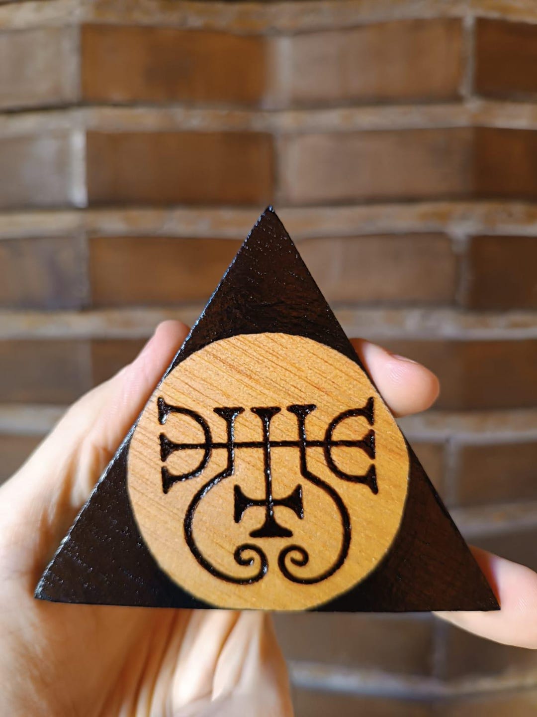 ZEPAR Sigil Goetia, Burned in Plywood, Triangle of Invocation 10cm. - Etsy