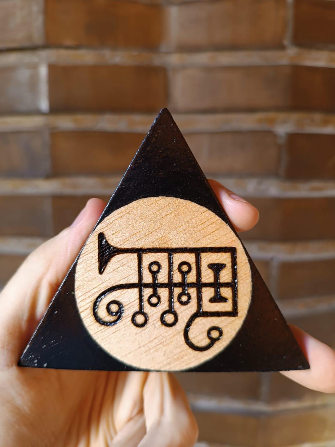 RONOVE Sigil Goetia, Burned in Plywood, Triangle of Invocation 10cm. - Etsy