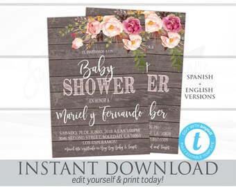 Spanish baby shower | Etsy