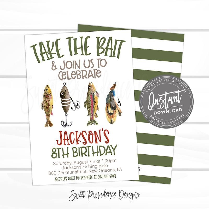 Fishing Birthday - Etsy