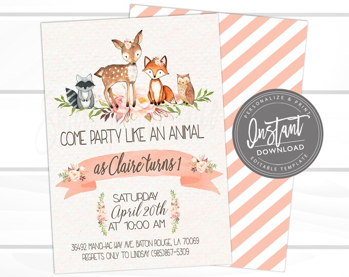 Going Away Party Invite, Adios Farewell Party Invitation, Succulent ...