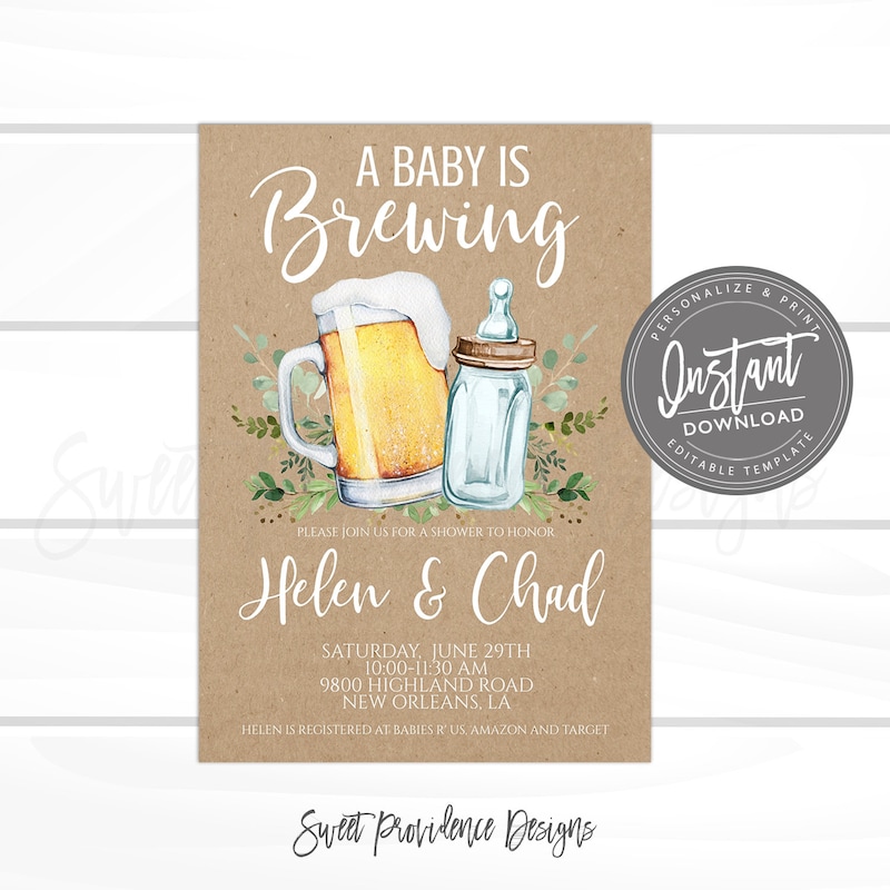 Beer Baby Shower - Etsy