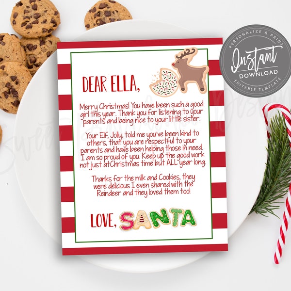Letter From Santa - Etsy