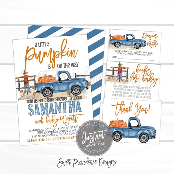 Trucks Baby Shower - Etsy