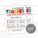 EDITABLE Teacher Appreciation Week Itinerary Kit, Printable Digital ...