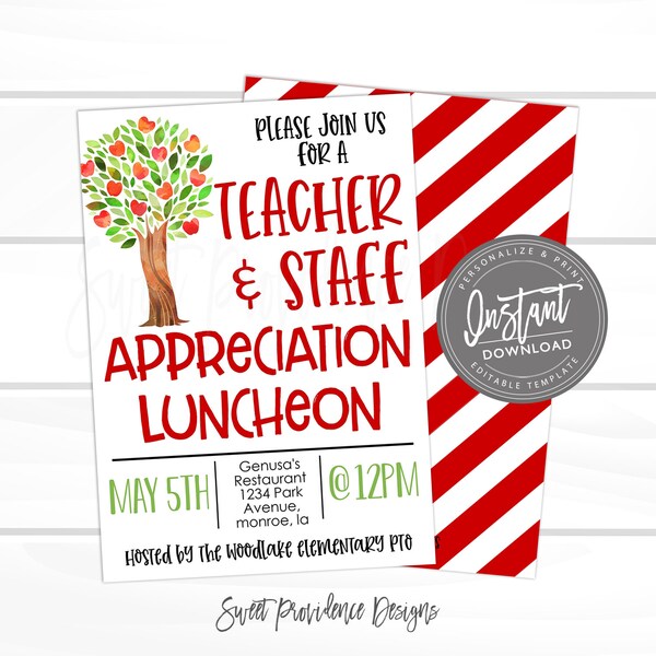 Apple Theme Teacher Appreciation - Etsy