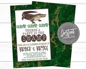 Swamp Birthday Party | Etsy