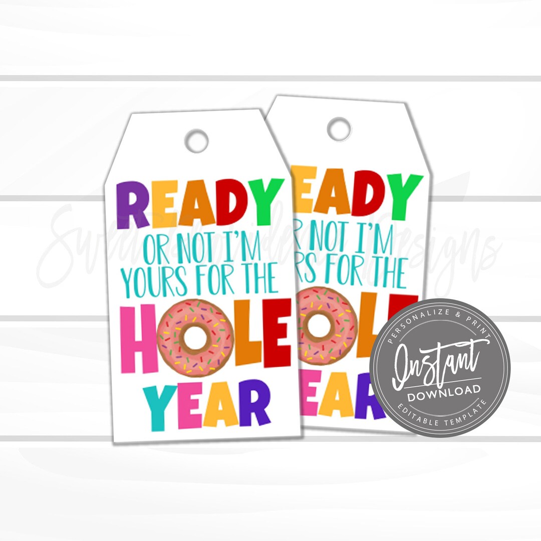 Back to School Teacher Printable Gift Tag, First Day of School Favor ...