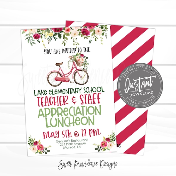 Teacher Appreciation Luncheon Ideas - Etsy