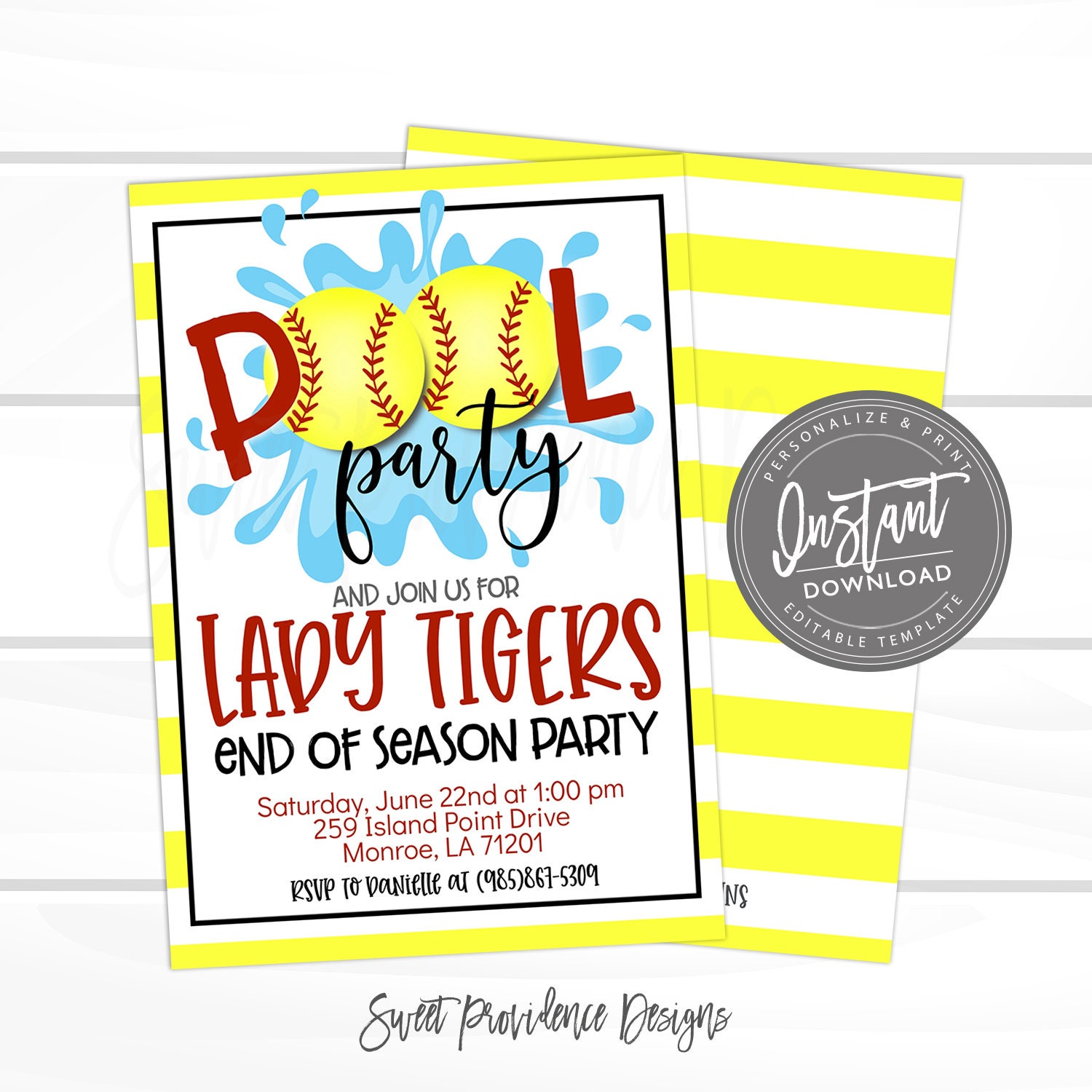 End Of Season Party Flyer