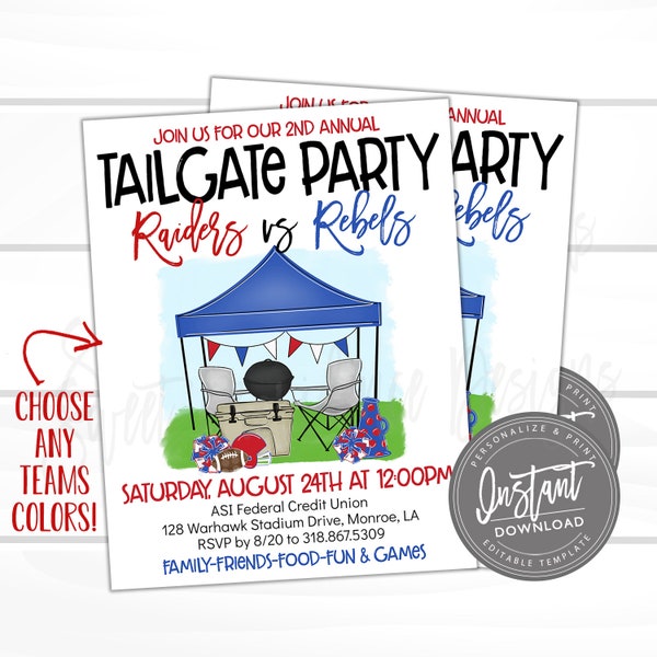 Football Tailgate - Etsy