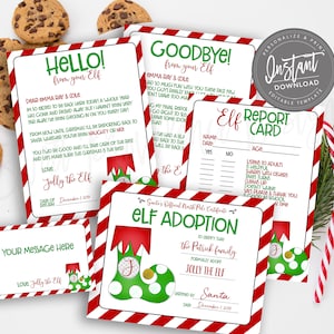EDITABLE Elf Welcome Letter, Elf Arrival Note, Santa Letter, Custom ...