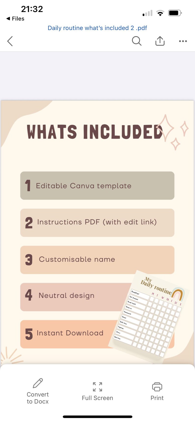 Editable Daily Routine Chart for Kids | Printable Morning & Evening ...